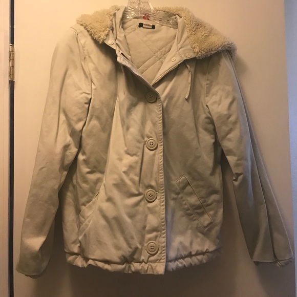Jackets & Coats | J Crew Prep Coat In Cream Small | Poshmark